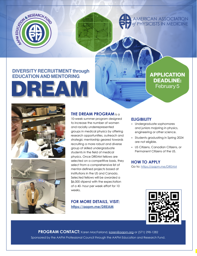 2024 DREAM - Diversity Recruitment through Education and Mentoring ...